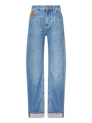 Bottega Veneta Regular-fit Straight-leg Denim Jeans - Mid Blue