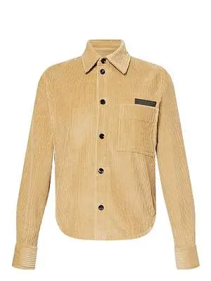 Bottega Veneta Corduroy Cotton Shirt - Pale Oak