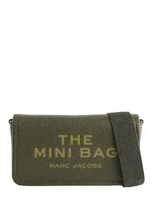 Marc Jacobs The Mini Leather Cross-Body Bag Forest Green
