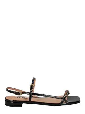 BIBI LOU Buckle Detail Sandals - Black