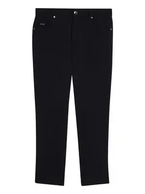 Emporio Armani Nylon Technical Stretch Five-Pocket Pants Uc001 Black