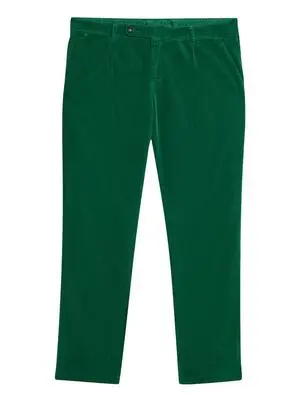 Massimo Alba Ionia Straight-fit Corduroy Pants - Green