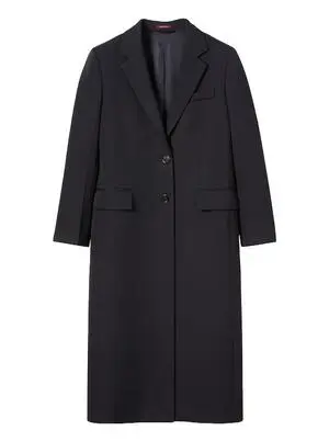 Gucci Double Wool Single-breasted Coat - Blue