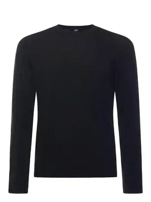 Alpha Studio Round-neck Cashmere Sweater - Black