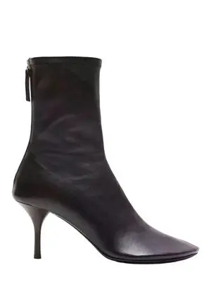Acne Studios Leather Stiletto Boots - Black