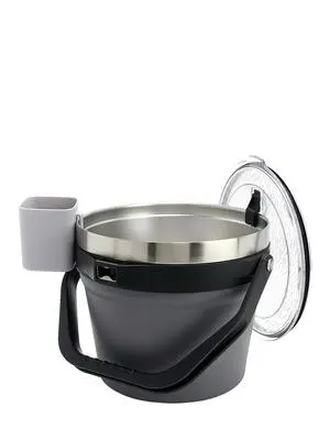 TECHNIQUE 7.2-l Portable Insulated Ice Bucket With Carry Handle - One-color