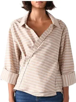 CISSA Pullover Shirt - Rye Stripe