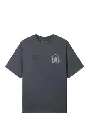 MUSIUM DIV. Face-print T-shirt - Grey