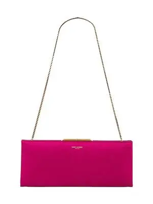 Saint Laurent Small Midnight Pochette - Deep Magenta