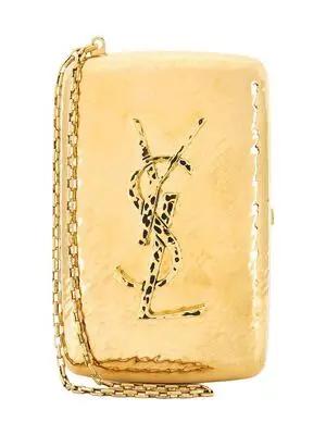 Saint Laurent Mini Minaudiere - Or Papillon