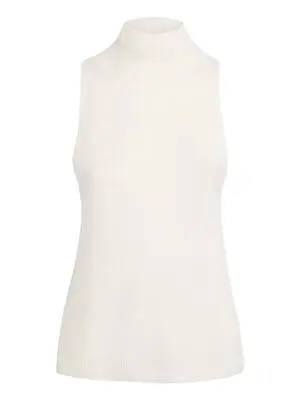 ST. AGNI Wool-cashmere Sleeveless Top - Ivory