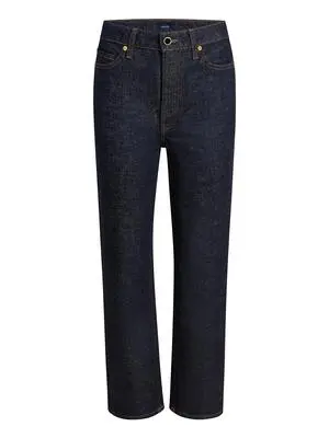Khaite Abigail Straight-Leg Cropped Jean Benson