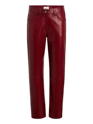 Khaite Callum Pant Garnet
