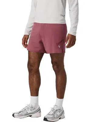 Vuori Qualify Lined 5" Shorts - Berry