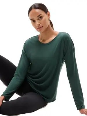 Athleta Move With Ease Relaxed T-shirt - Pine