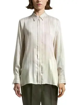 Peserico Striped Shirt - White
