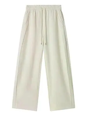 TOUT A COUP Seam-detail Trousers - White