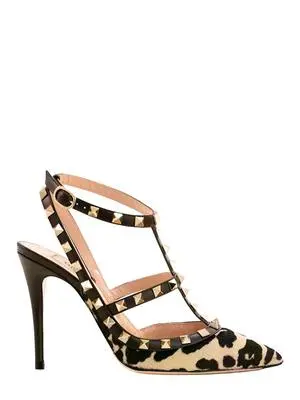 Valentino Garavani 100mm Rockstuds Pumps - Neutrals