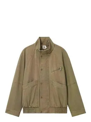 B+AB Button-fastening Jacket - Green