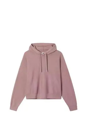 Izzue Drawstring Hooded Sweatshirt - Pink