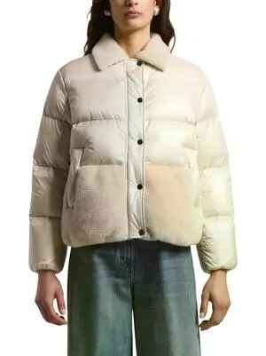 Peserico Quilted Shearling Jacket - Neutrals