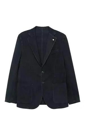 L.B.M. 1911 Button-fastening Jacket - Blue