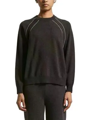 Peserico Raglan-sleeve Cashmere Sweater - Brown
