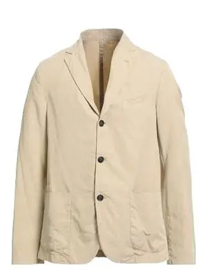 Officine Générale Blazer In Lyocell, Linen And Cotton - Beige