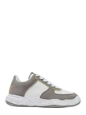 Mihara Yasuhiro Wayne Panelled Wave-sole Sneakers - Neutrals