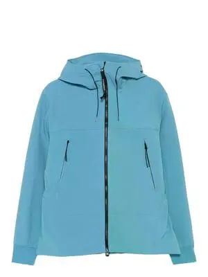 C.P. COMPANY Hooded Zip-front Jacket - Blue