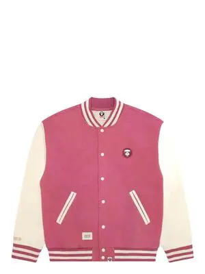 AAPE BY *A BATHING APE® Logo-patch Bomber Jacket - Pink