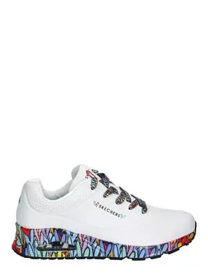 Sketchers X Jgoldcrown Ravaged Loveheart Sneakers - White