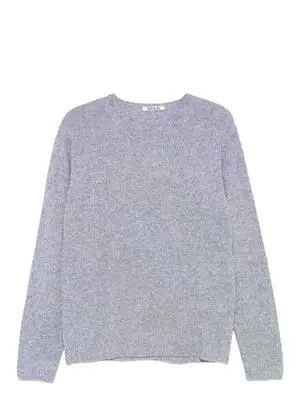 Auralee Speckled Sweater - Purple