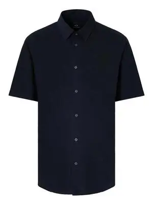 Armani Exchange Short-sleeved Shirt - Black