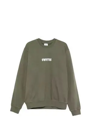 ARTE ANTWERP Logo-print Sweatshirt - Green
