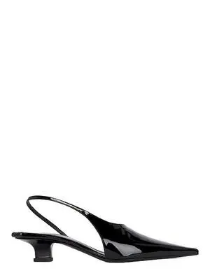 LUCASHEVA Aurora Slingback Pump - Black Patent