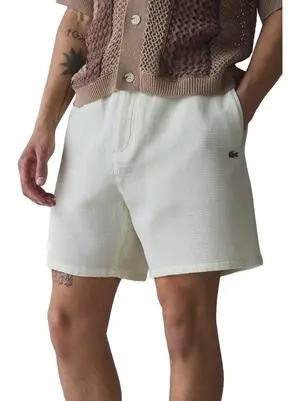 Lacoste Waffle Texture Short - Cream