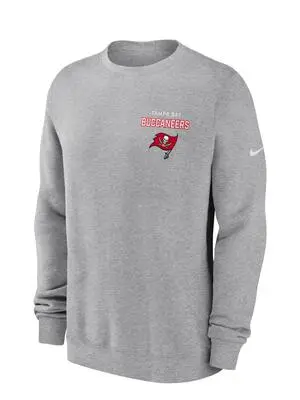 Nike Tampa Bay Buccaneers Nfl Pullover Crew - Grey