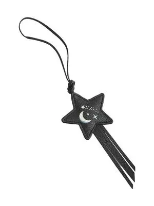 VERA BRADLEY Shooting Star Bag Charm Keychain - Black
