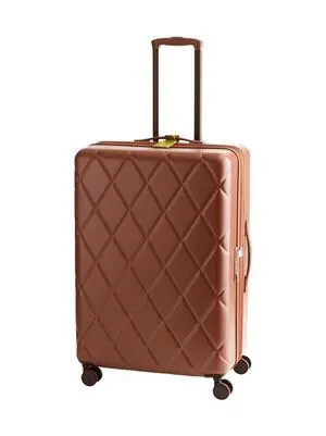 VERA BRADLEY 29" Adair Spinner Rolling Luggage - Brown