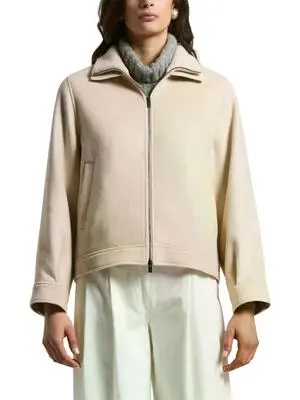Peserico Zip-front Jacket - Neutrals