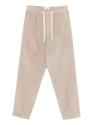 CELLAR DOOR Drawstring-waist Corduroy Trousers - Neutrals