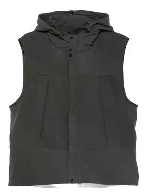 C.P. COMPANY Hooded Sleeveless Waistcoat - Grey