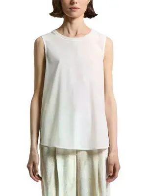 Peserico Sleeveless Top - White