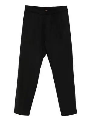 Barena Venezia Elastic-waist Cuffed Trousers - Black