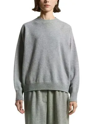 Peserico Round-neck Cashmere Sweater - Grey