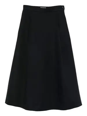 BARENA VENEZIA Pleated Skirt With Button Detail