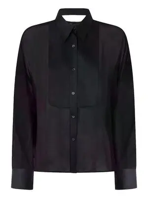 Pinko Pleated-panel Shirt - Black