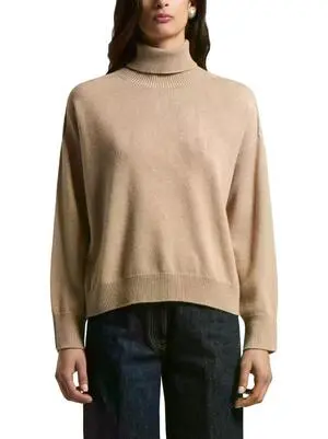 Peserico Turtleneck Ribbed-cuff Sweater - Neutrals