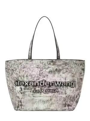 Alexander Wang Punch Embossed Tote Bag - Grey